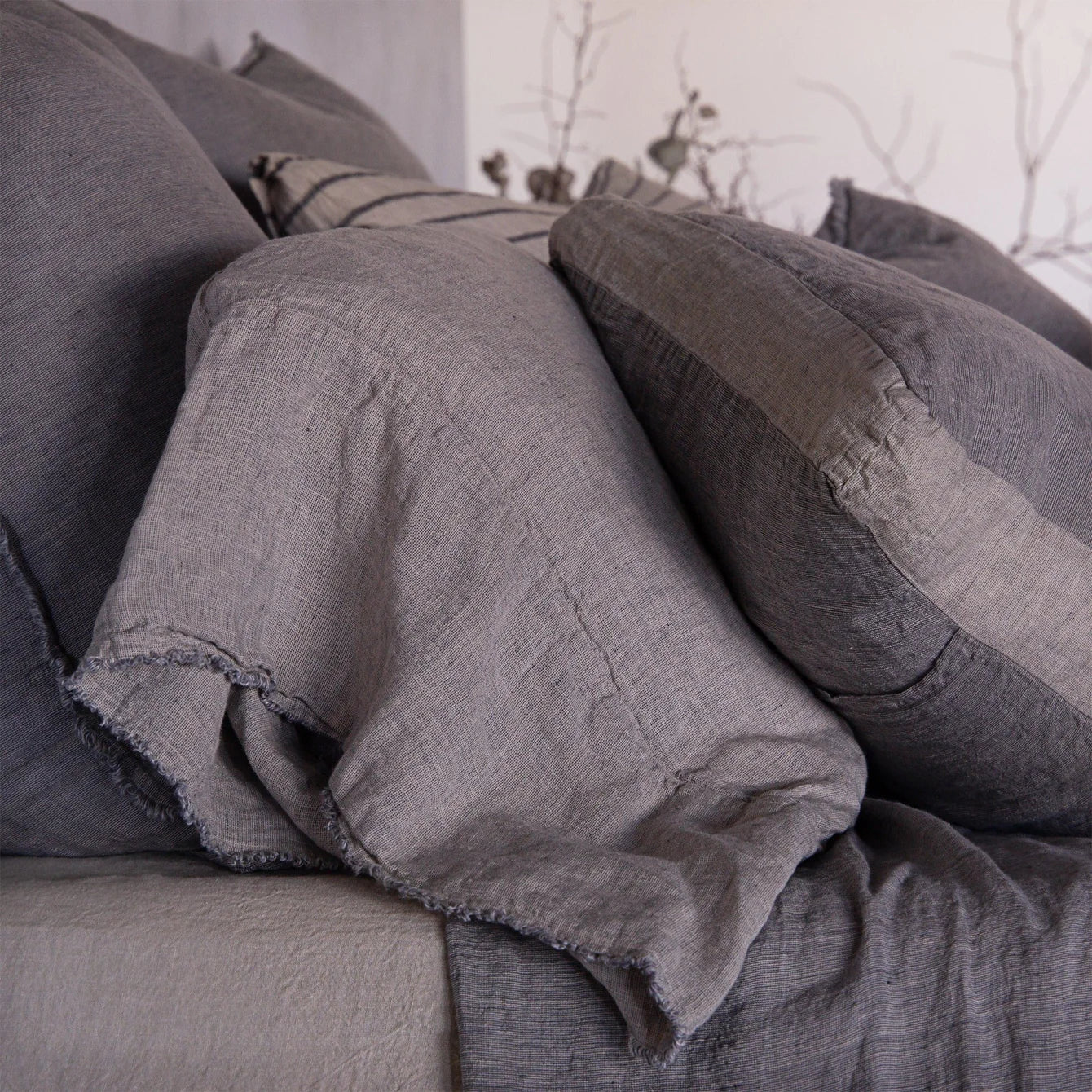 Linen Pillowcase | Flocca Long Drape – Farm Home Marketplace